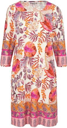 Peter Hahn Jersey-Kleid Emma 3/4-Arm Green Cotton mehrfarbig