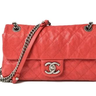 Chanel Pre-owned Tissu sacs-chanel - Femme - Pre-owned - Rouge - Taille: ONE Size
