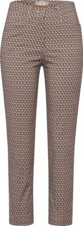 Raphaela by Brax Damen Lorella 3-Colour Minimal Print Hose, Lavender, 38W / 32L EU