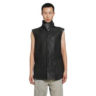 Rick Owens Tower SL Outershirt in Naked Lamb