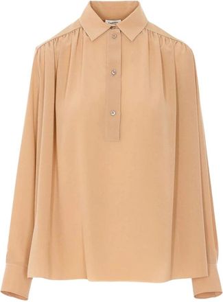 Saint Laurent Nude Clair Hemd - - Blouses & Shirts - Damen - Beige - M