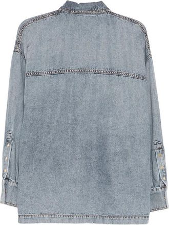Darkpark Cotton-Lyocell Button-Up Shirt - Blue