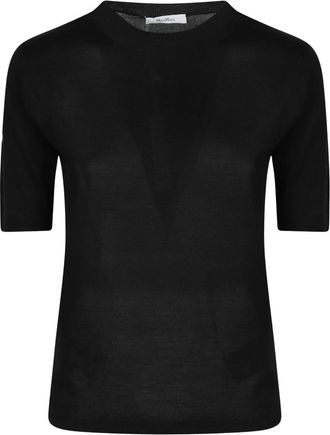 Max Mara Rundhals-Strickware - - Knitwear - Damen - Schwarzk - L