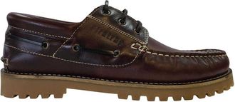 Firetrap Jose Klassisch Schuhe f&uuml;r Herren, Leder (Bordeaux-Rot)