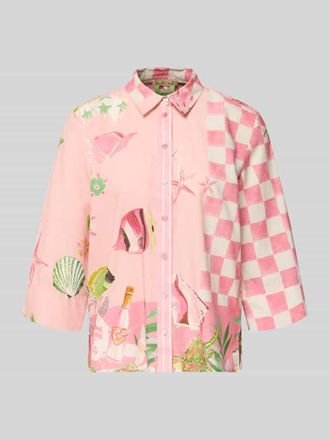 Smith & Soul Bluse aus Viskose-Mix mit Knopfleiste Modell Crazy Shirt