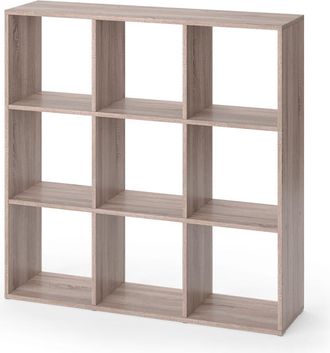 Vicco Raumteiler Nove, stehendes B&uuml;cherregal, Sonoma, 104 x 108 cm