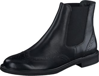 Paul Green Damen Chelsea-Stiefelette, Frauen Chelsea Boots,uebergangsschuhe,uebergangsstiefel,Schlupfstiefel,flach,Stiefel,Schwarz (Black),40 EU / 6.5 UK