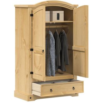 vidaXL Garde-robe Corona 101x52x170 cm bois de pin massif