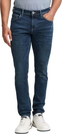 Tom Tailor Herren 1047959 TTTROY Slim Jeans mit Stretch, 10172-Mid Stone Blue Black Denim, 32W / 36L