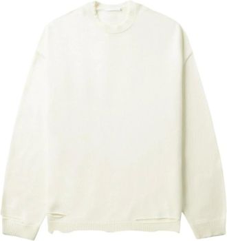 Helmut Lang Homme, Pulls, Beige, Taille: L Rib Crewneck