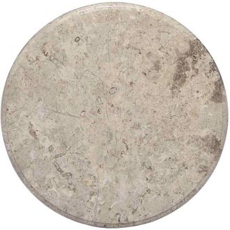 vidaXL Dessus de table Gris &Oslash;50x2,5 cm Marbre vidaXL