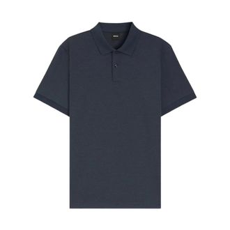 HUGO BOSS Homme, Tops, Bleu, Taille: S Polo en coton