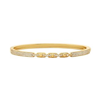 Michael Kors Elegantes Zirkonia Goldarmband - - Accessories - Damen - Gelb - ONE SIZE