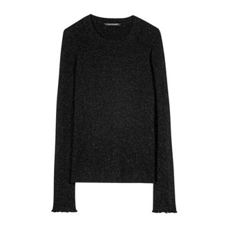 Luisa Cerano Rundhals-Strickwaren - - Knitwear - Damen - Schwarzk - L
