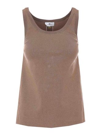 Elisabetta Franchi Top - Marron