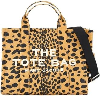 Marc Jacobs Shopper & Totes - The Medium Tote - Cotton - Cheetah - Gr. unisize - in Gelb - für Damen