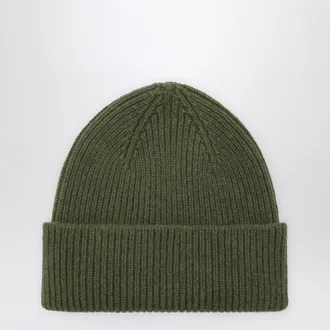 Le Bonnet Beanie aus Wolle und Caregora in Jungle