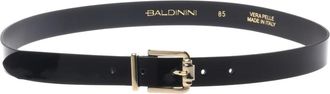 Baldinini Femme, Accessoires, Noir, Taille: 90 CM Ceinture en cuir verni