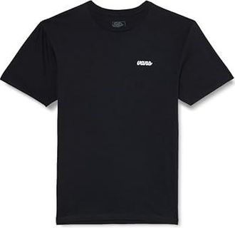 Vans T-Shirt SS Scripted pour Homme, Noir et Blanc, M, Noir/Blanc, M