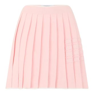 Thom Browne Plissee-Minirock - - Skirts - Damen - Rosa - XS