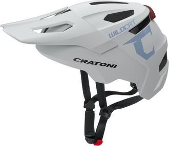 Cratoni Wildcat LED S/M 49-56 cm Kinderhelm Fahrradhelm MTB-Helm Allroundhelm (coolgrey matt)