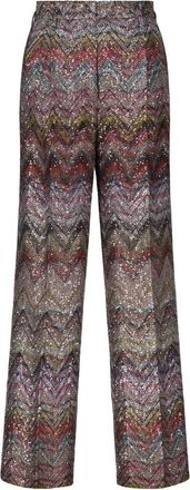 Missoni Weite Hose mit Pailletten