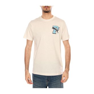 Puma Graphic Varsity T-Shirt - - Sport - Herren - Beige - M