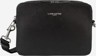 Lancaster Umh&auml;ngetasche Lancaster Sacoche Cuir Homme Paris Homme Noir