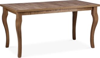 Konsimo Ausziehbarer Esstisch für das Wohnzimmer Cabio 150-190 x 80 cm, Beine aus Massivholz, Esszimmertisch Küchentisch