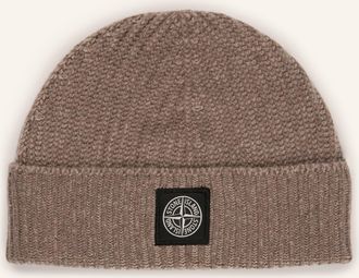 Stone Island M&uuml;tze Mit Cashmere beige