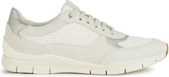 Geox Femme D Sukie A Basket, Blanc cass&eacute;, 37 EU