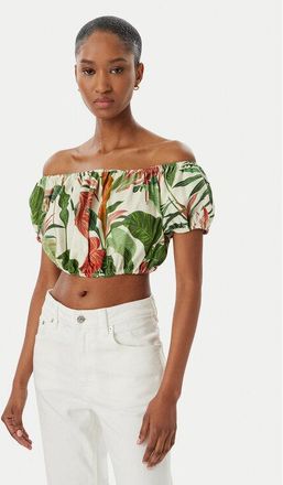 Guess Bluse W6GHA1 W2447 Gr&uuml;n Regular Fit