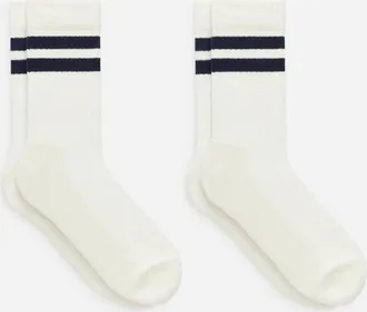 Arket Sportliche Baumwollsocken -Blau