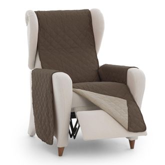 Eysa Magnus sofabezug reversibel praktisch 1 sitzer, Farbe 07, Braun