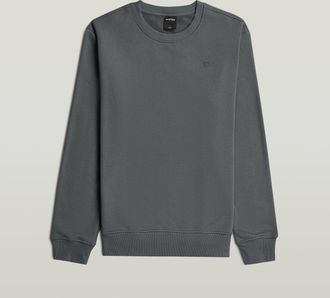 G-Star Logo Sweatshirt - Grau - Herren