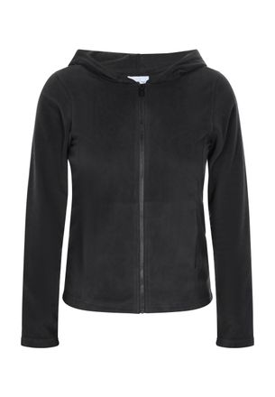 Faina Fleecejacke Damen schwarz