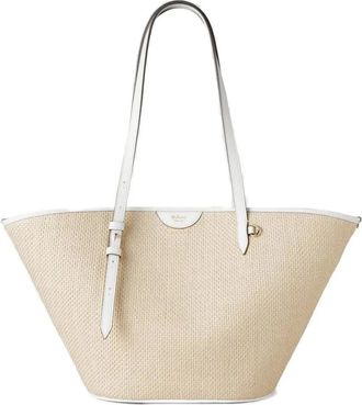 Mulberry Tote Bag mit verstellbaren Henkeln - Weiß
