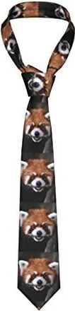 Generic Cravate Homme Panda Roux R&eacute;glable Necktie Fine Cravate Pour Homme Pour Remise De Dipl&ocirc;me L&Eacute;cole C&eacute;l&eacute;brations