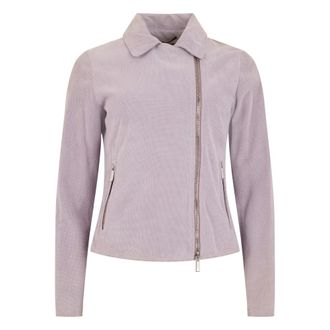 Moorer Zip Jacket - - Jackets - Damen - Lila - S