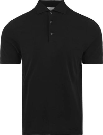 Malo Homme, Tops, Noir, Taille: XL Polo &agrave; Manches Courtes