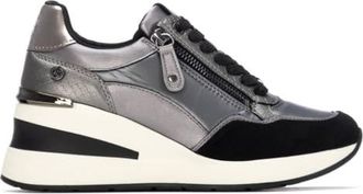Xti Sneakers Femme Plomb - Chaussures Confortables et polyvalentes - Mode d&eacute;contract&eacute;e - Mod&egrave;le 14438203 (Taille38)