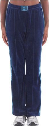 Avavav Avavav, Femme, Pantalons, Bleu, Taille: 42 FR Velour Track Pants