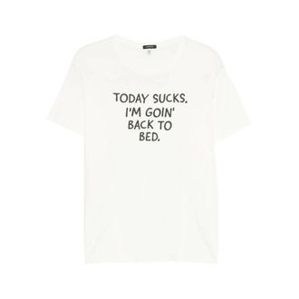 R13 T-Shirt mit Rundhalsausschnitt - - Tops - Herren - Wei&szlig; - L