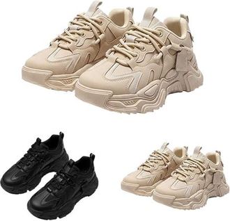 Generic Chaussures de sport pour femme - Avec coussin dair et semelle antid&eacute;rapante - Semelle &eacute;paisse - Amortissement &eacute;lev&eacute; et soulagement - Chaussures de cou