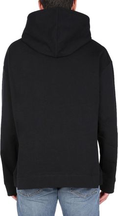 Raf Simons Cotton Drawstring Hoodie - Black