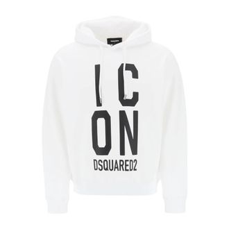 Dsquared2 Kapuzenpullover - - Sweatshirts & Hoodies - Herren - Wei&szlig; - S