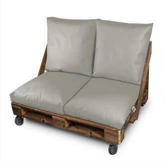 Happers Coussin multi-usage Sol ou Dossier ou Si&egrave;ge pour Palette Ext&eacute;rieur Bleu Happers 60x80 Gris Clair