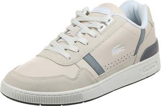 Lacoste Baskets T-Clip pour Homme, Blanc, 46 EU
