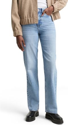 Tom Tailor Damen 1049384 TTELIN Straight Jeans, 10119-Used Mid Stone Blue Denim, 28W / 32L