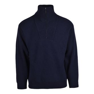 Daniele Fiesoli Pullover mit Rollkragen und Rei&szlig;verschluss - - Knitwear - Herren - Blau - XL